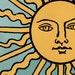 The Sun Tarot Card Print the Sun Card Poster, No Frame - Etsy