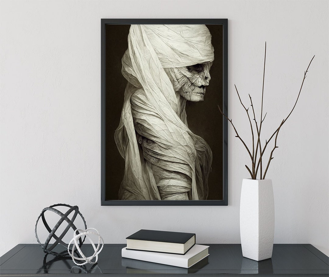 The Mummy Print - The Mummy Poster Classic Monsters Halloween Print, No ...