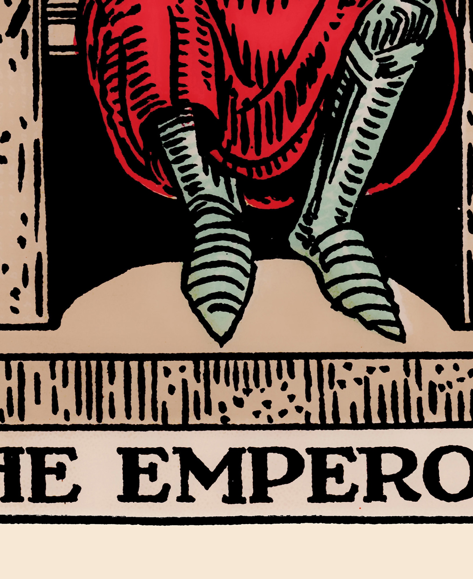 The Black Emperor- Tarot Card Print - the Black Emperor Card Poster, No ...