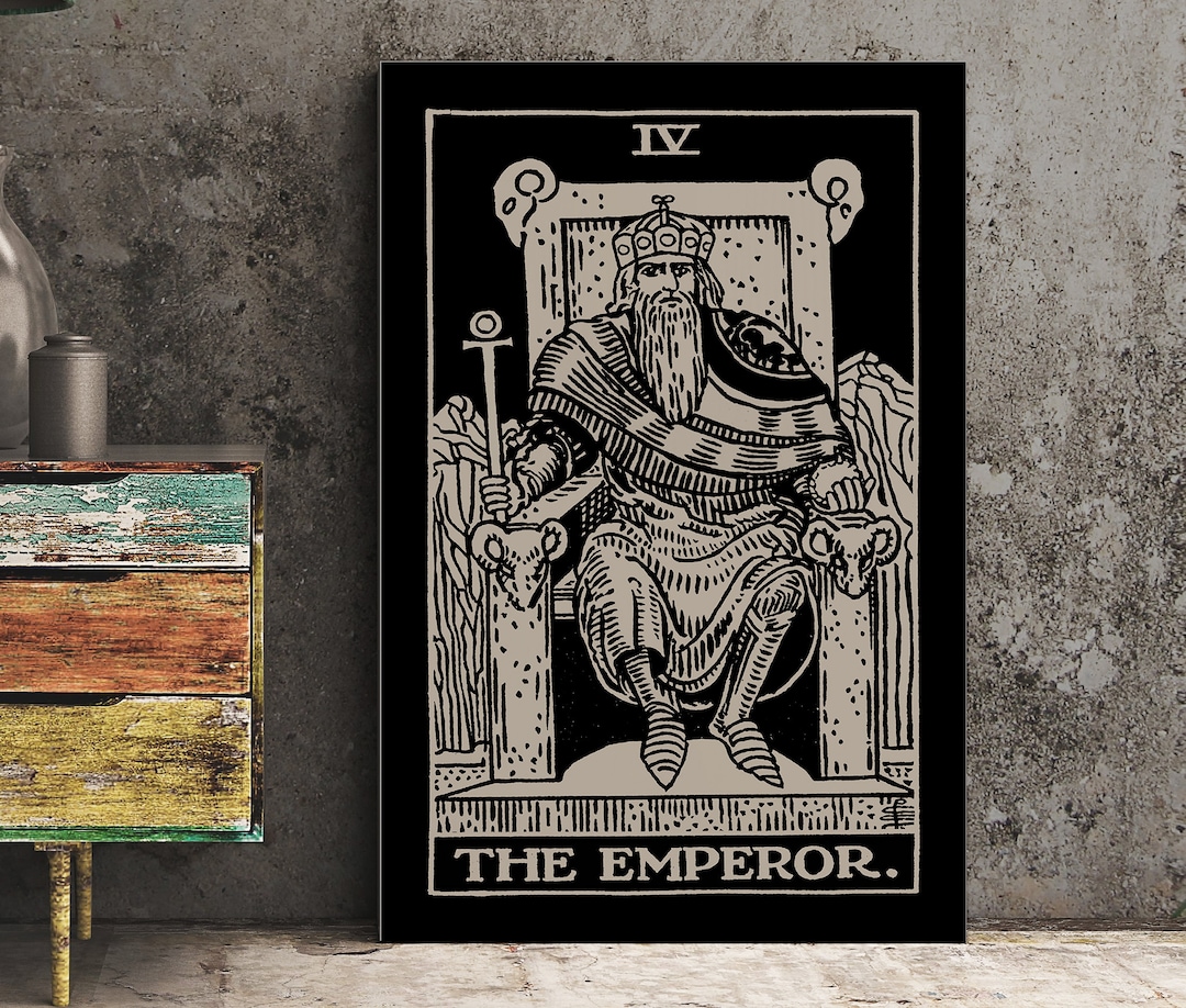 The Emperor- Tarot Card Print - the Emperor Card Poster, No Frame - Etsy
