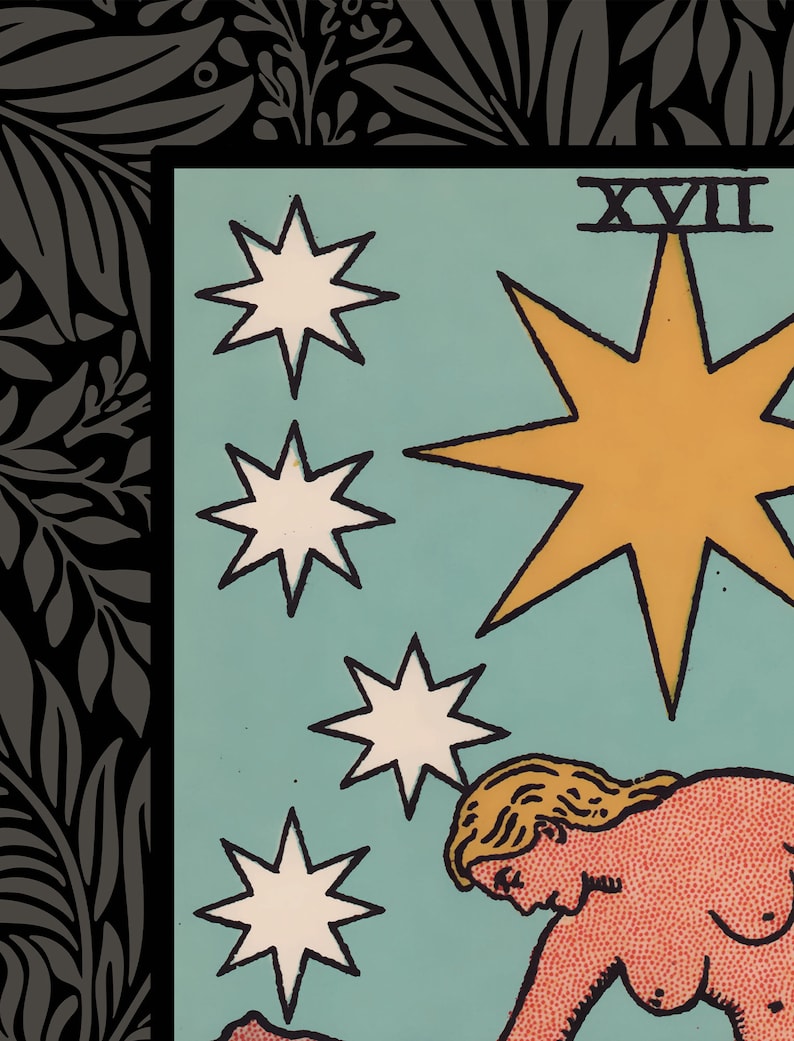 The Star Tarot Card Tapestry Rider Waite The Star Tapestry Etsy