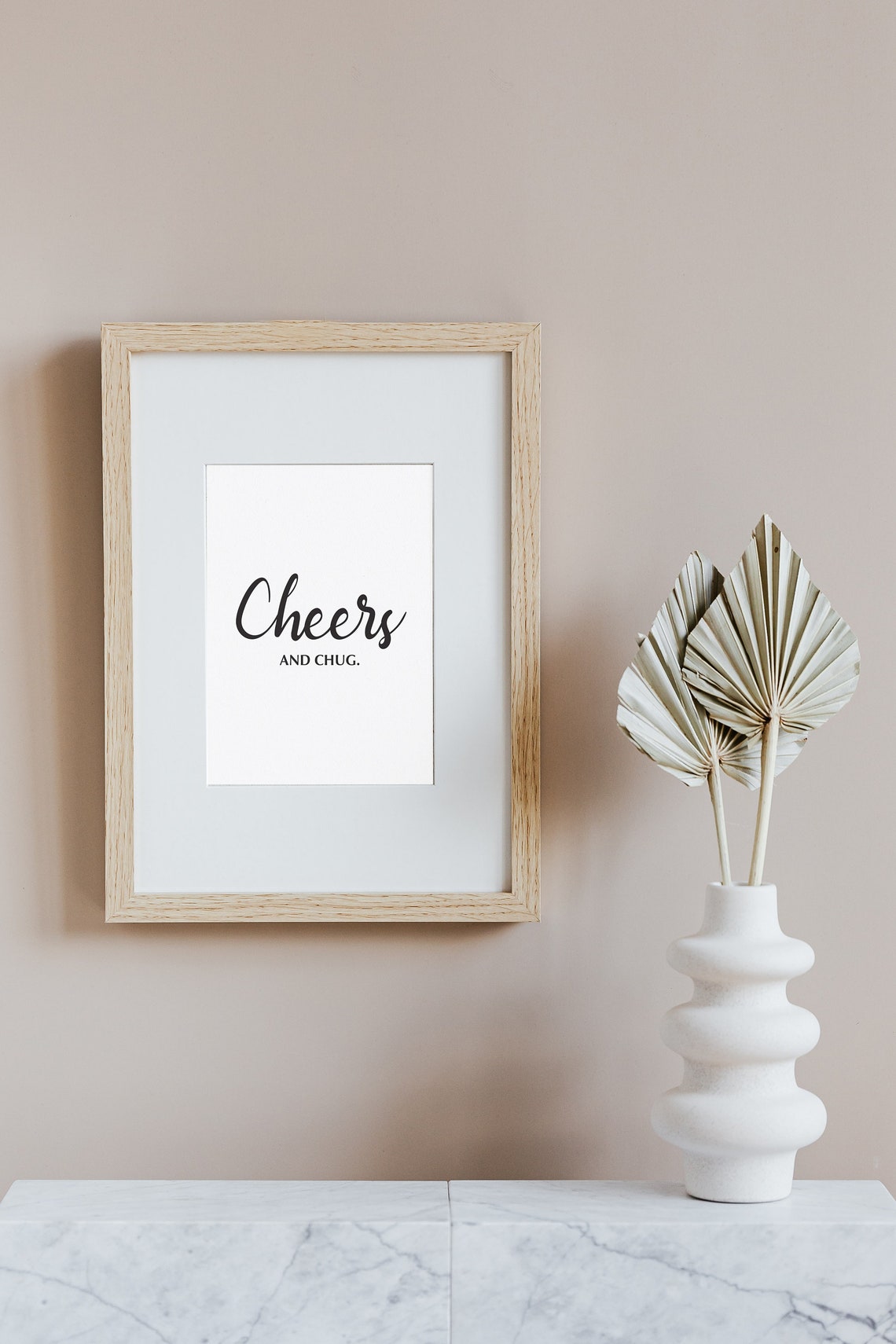 Cheers and Chug Printable Poster,bar Cart Art,cocktail Print,party ...