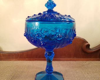 Fenton candy dish | Etsy