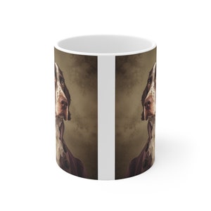 German Shorthair Pointer in 18th Century Attire, Ceramic Mug 11oz, Fun ...