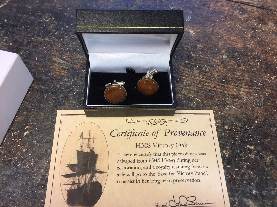 Cuff Links Silver Cuff Links Hms Victory Silver Cuff Links Heritage ...