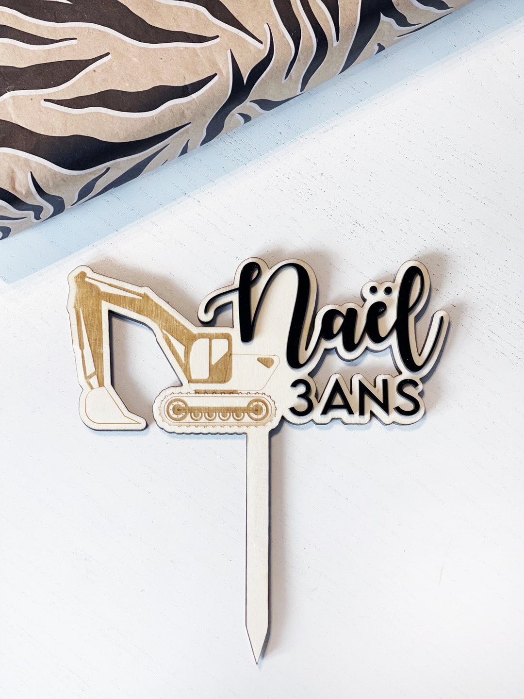 Cake Topper Backhoe - Etsy