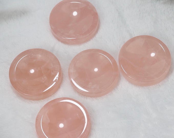 Rose Quartz Crystal Dish - Heart Chakra - Rose Quartz Jewelry Dish ...
