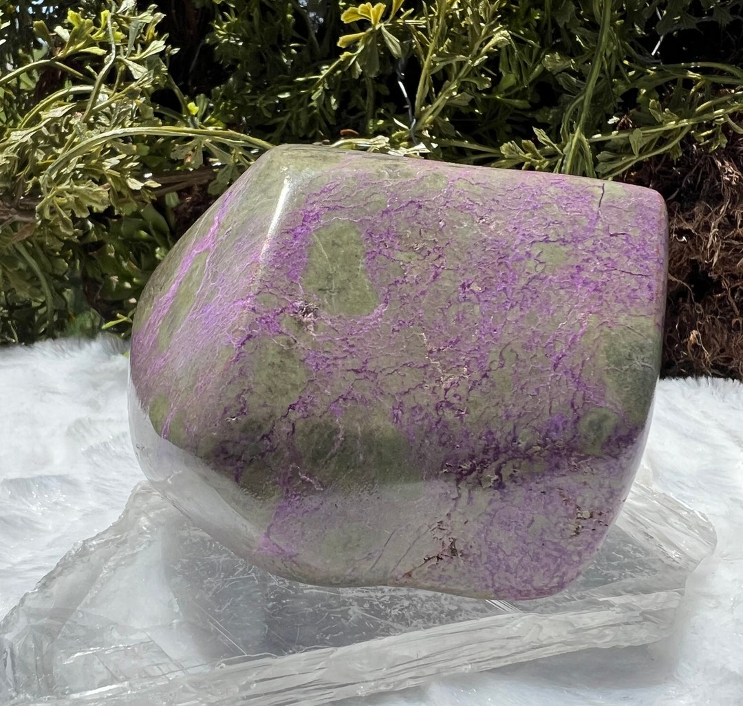 Polished Rare Stichtite & Green Serpentine Free Form , Atlantisite - Etsy