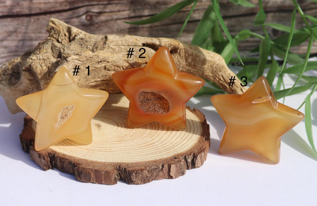 Carnelian Star Carvings Sacral Chakra - Etsy
