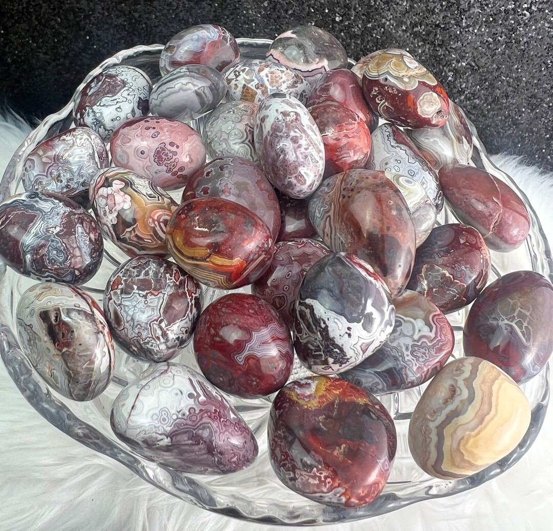 Mexican Crazy Lace Agate Tumbles - Etsy