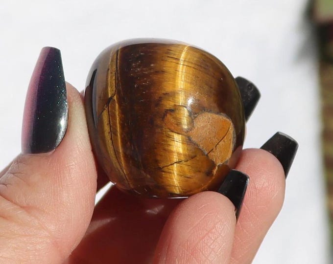 Tigers Eye Tumbles, Tumbled Yellow Tigers Eye - Etsy