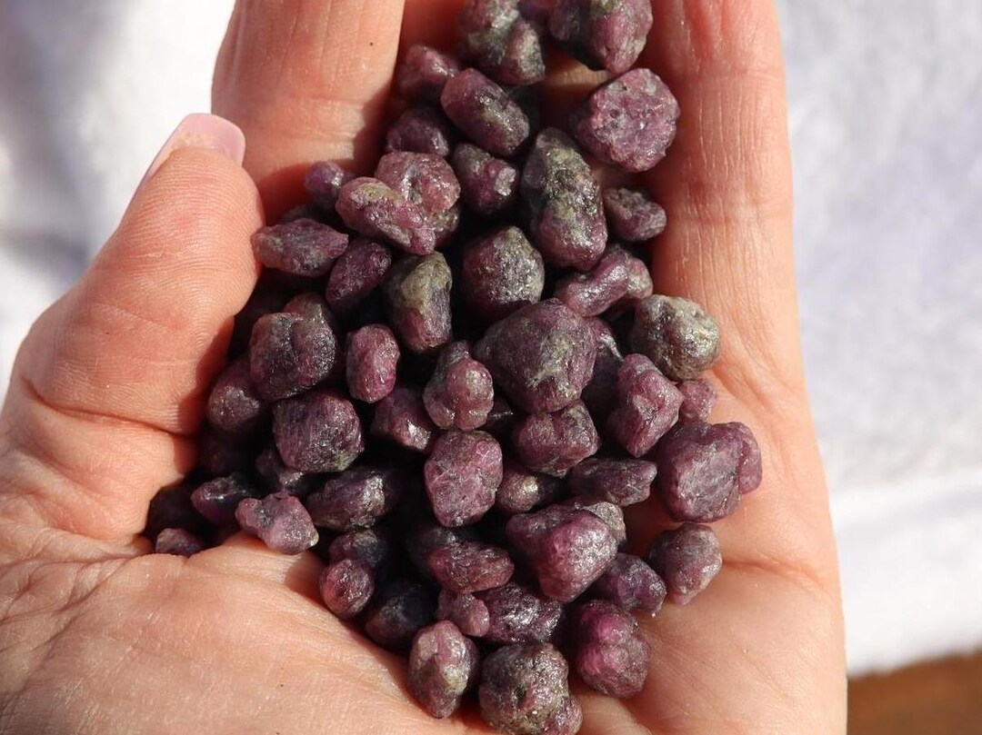 Raw Rubies From Pakistan, Ruby Corundum - Etsy