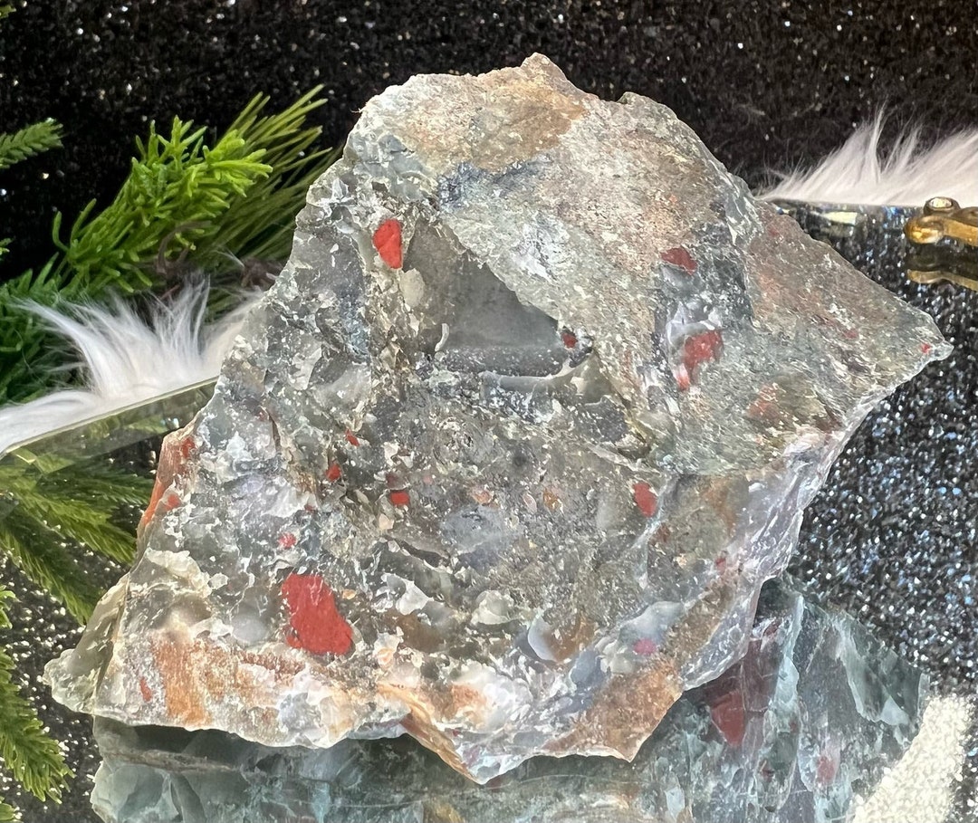 Raw Rough Natural African Bloodstone Crystal Specimen - Etsy