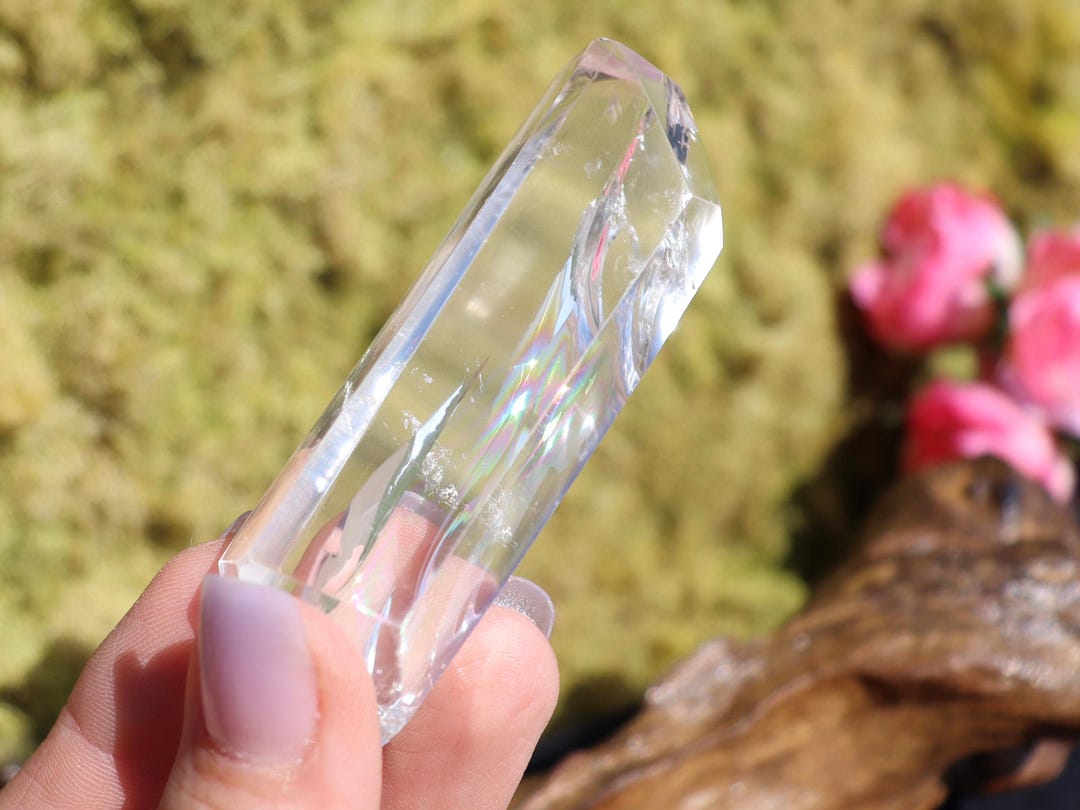 Clear Quartz Crystal Free Form With Rainbows - Etsy