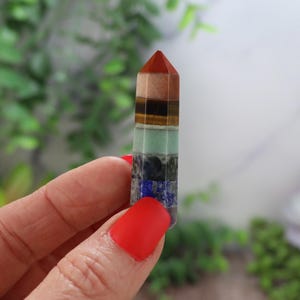 7 Chakra Mini Towers - Chakra Healing Crystals - Seven Chakra Mini ...