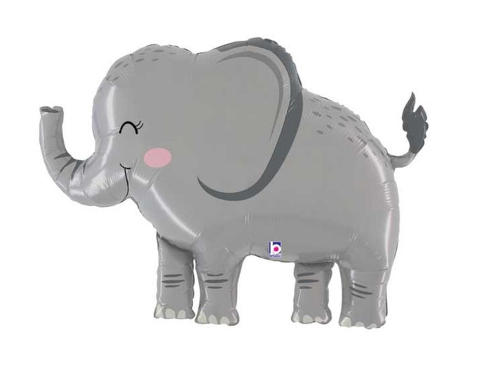Elephant Balloon, Party Animal Decor, Zoo Party Decor Backdrop ...