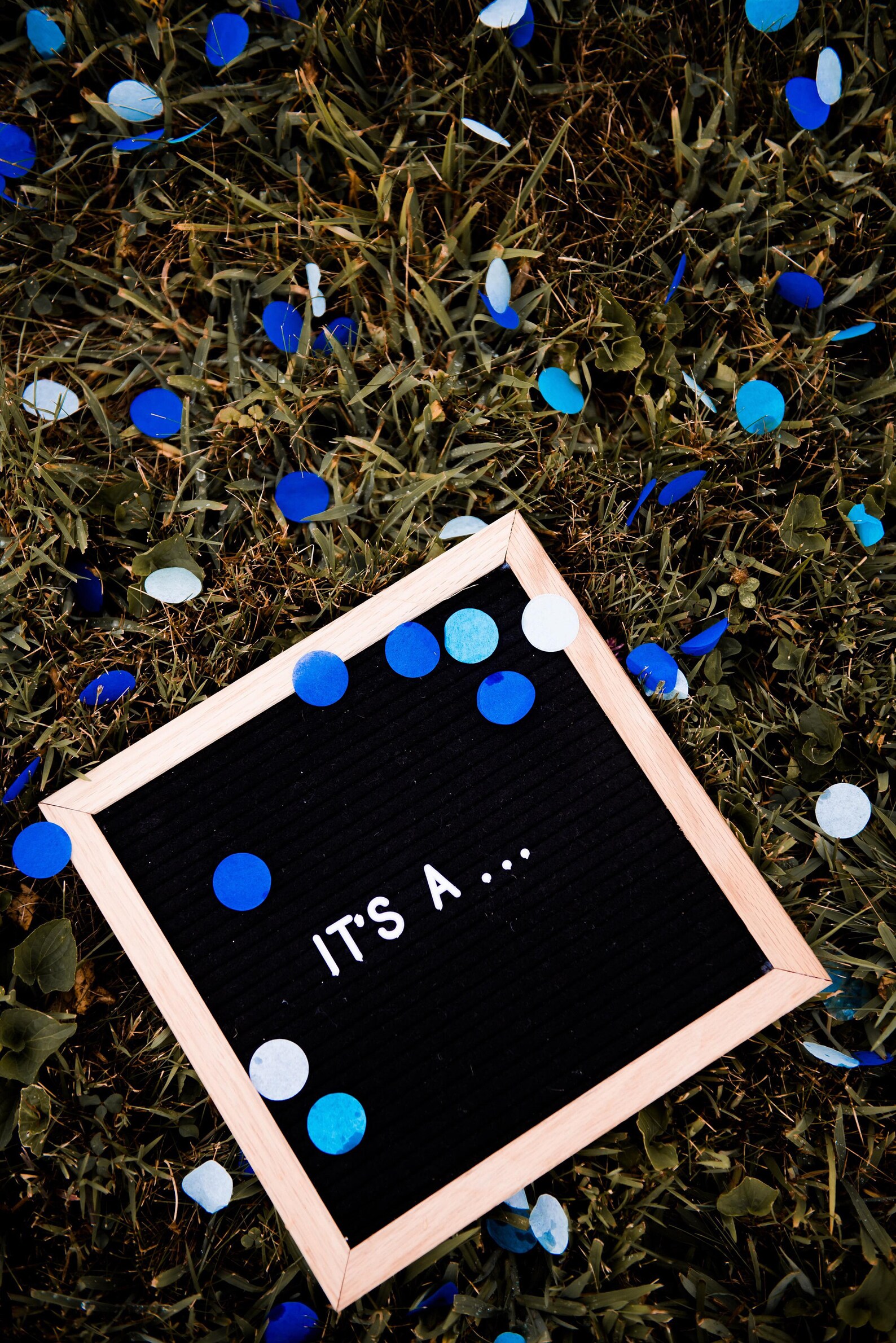 Blue Tissue Confetti Boy Baby Announcement Decor Boy Baby - Etsy