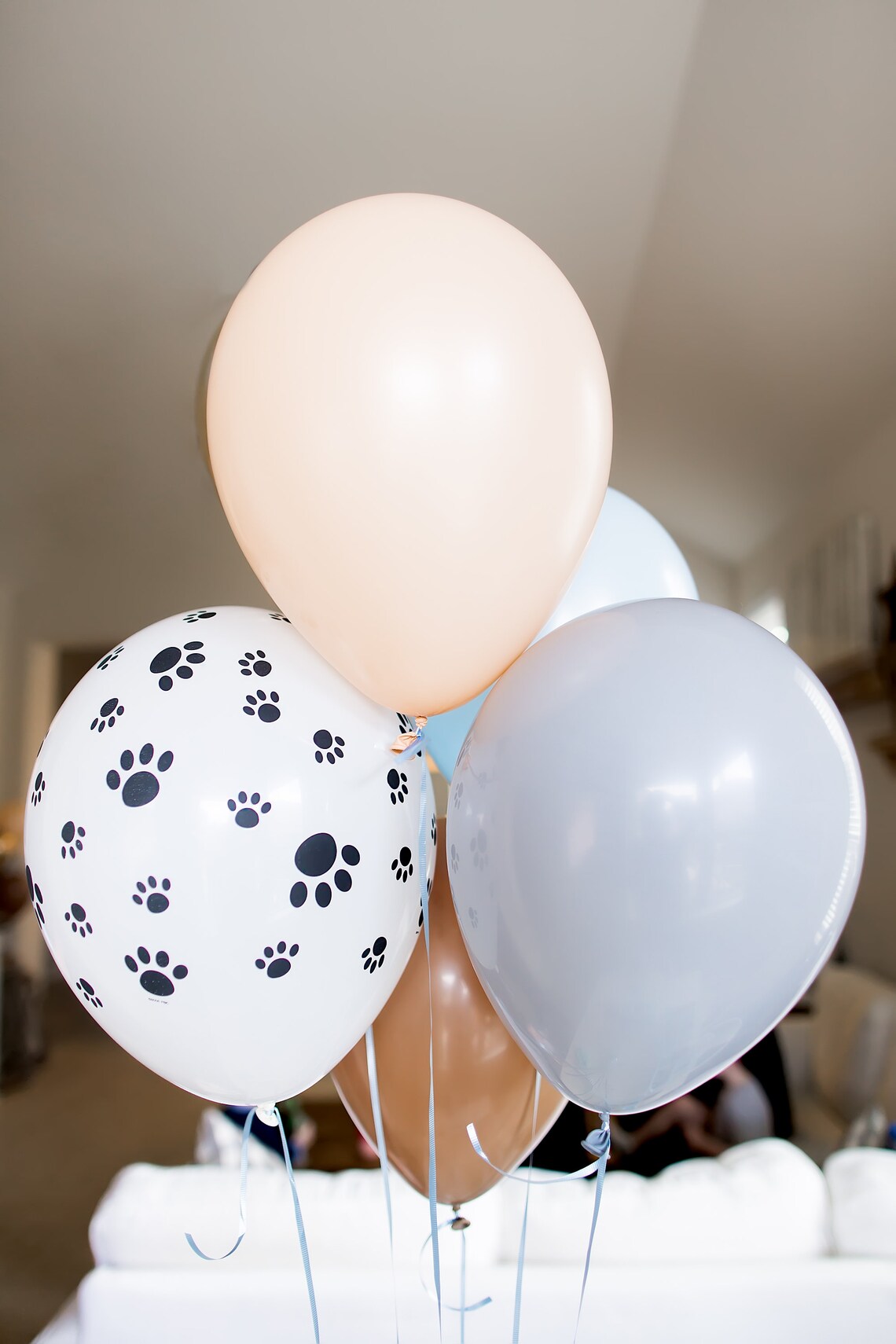 Paw Print Balloon Puppy Dog Party Decor Dog Balloon | Etsy
