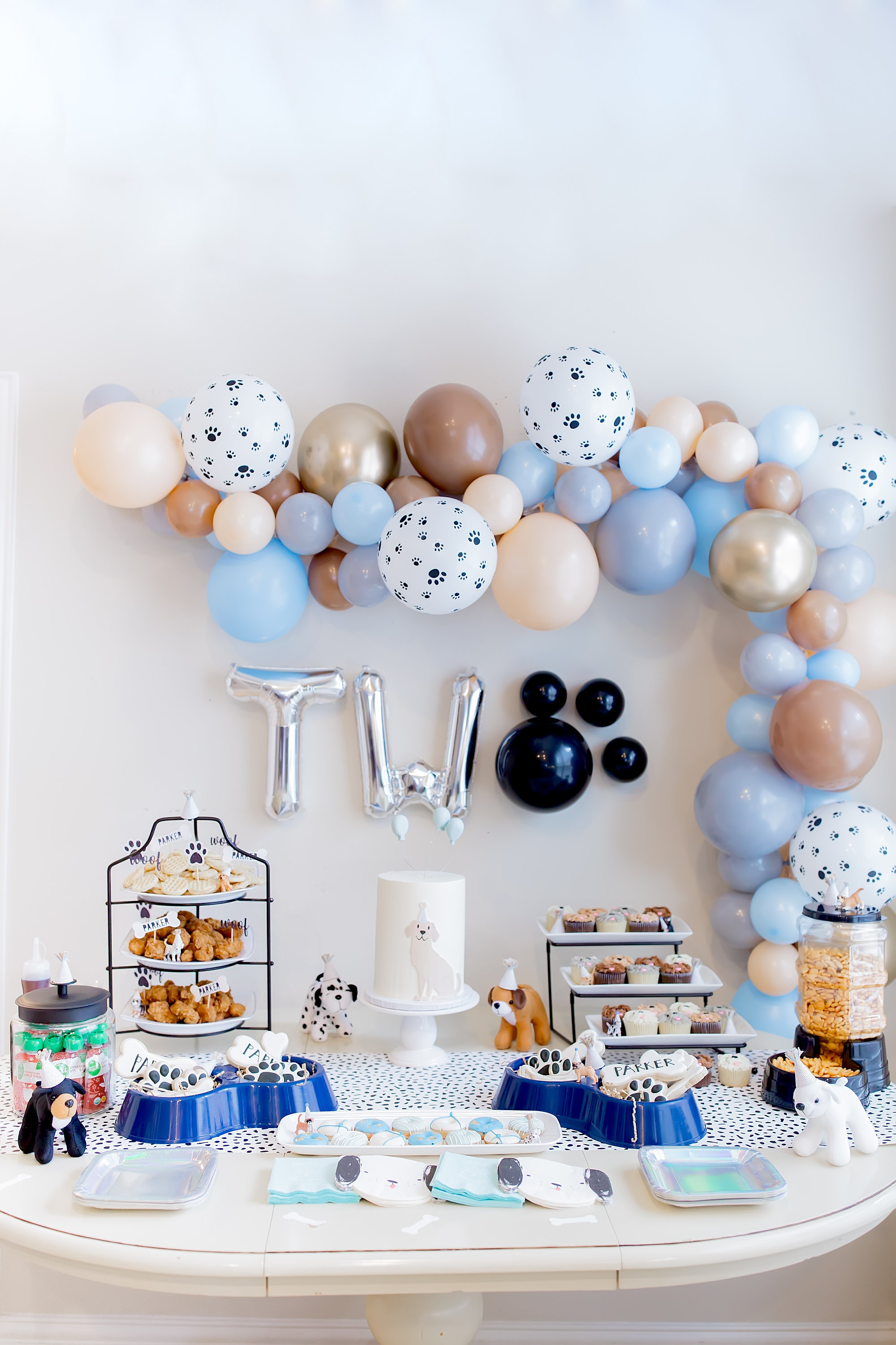 Puppy Pawty Balloon Garland Dog Party Decor Puppy Pawty - Etsy
