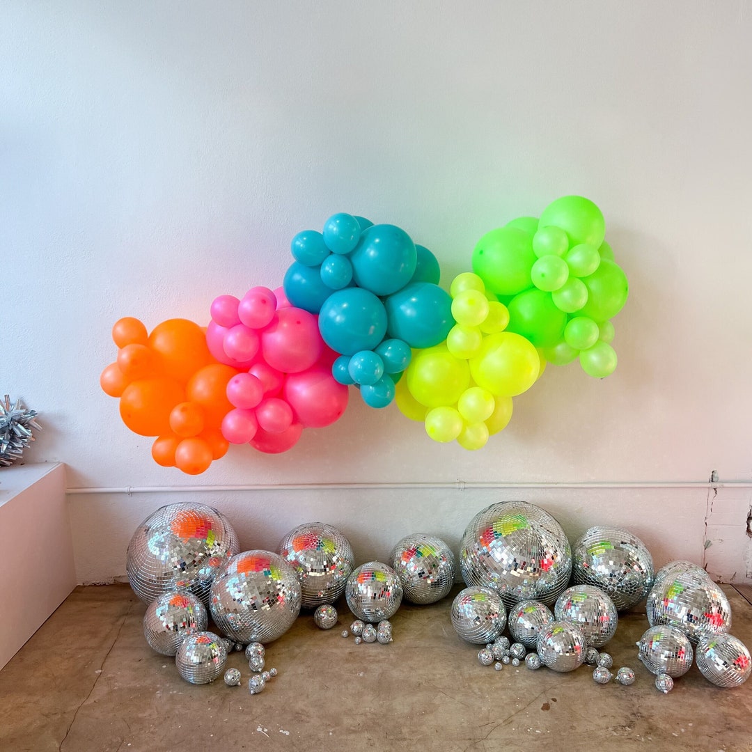 Neon Balloons, DIY Arch Kit, Party Garland, 80s 90s Decor, Photo ...