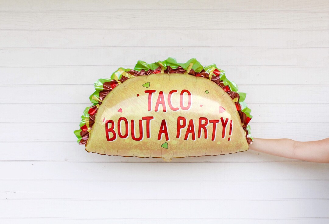 Taco Balloon Fiesta Party Decor Taco Twosday Party Decor - Etsy
