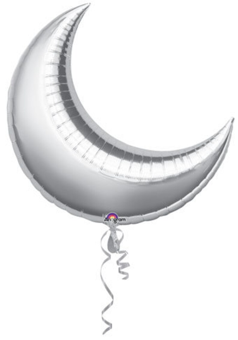 Crescent Moon Balloon Space Party Moon Party Decor Two | Etsy