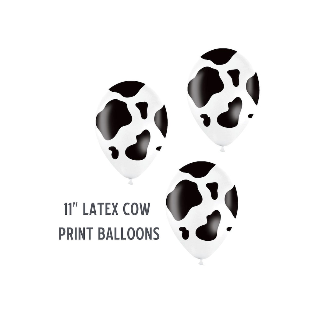 Cow Print Balloon - Farm Party Decor - Farm Balloon - Country Party ...