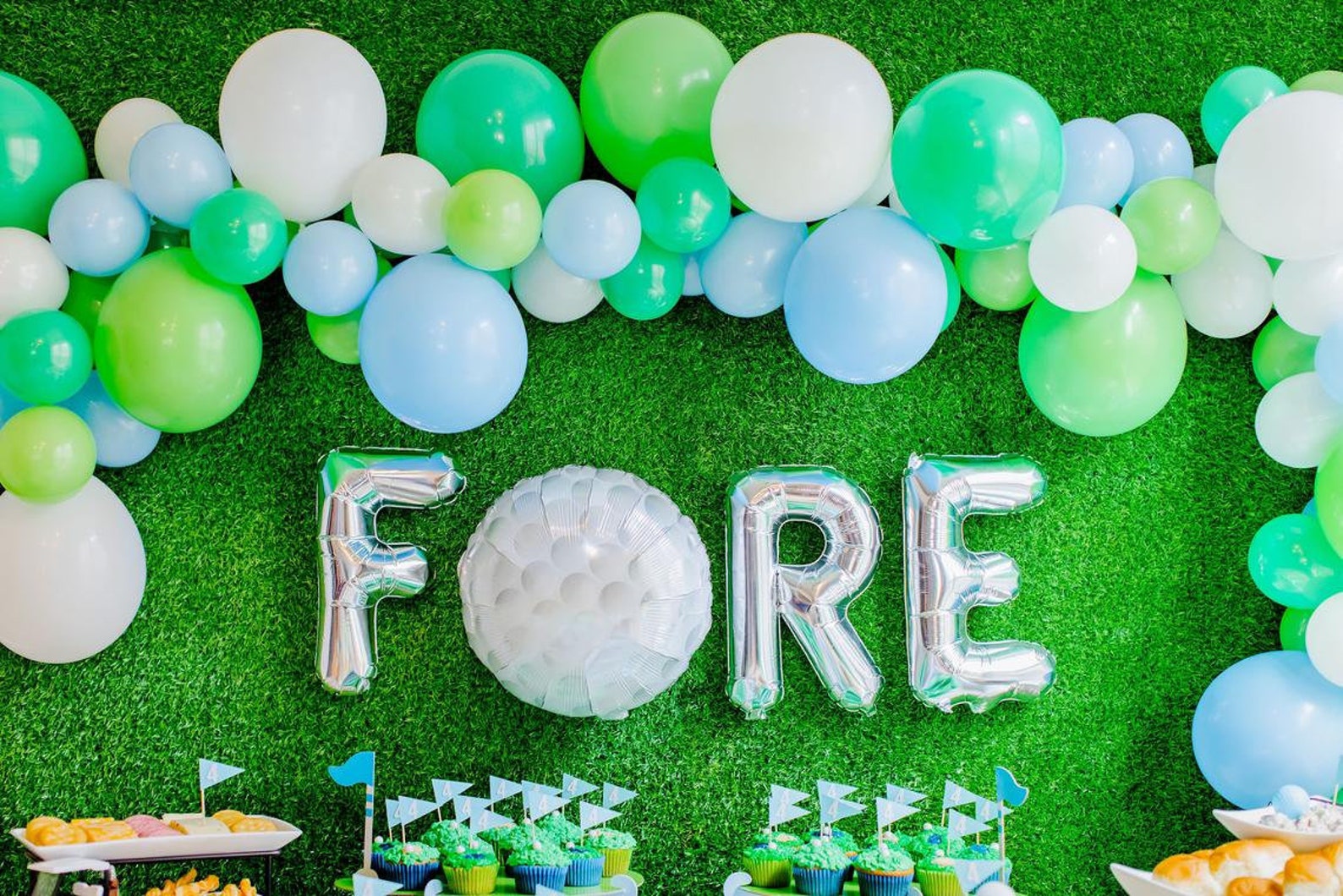 Fore Letter Balloons One Golf Letter Balloons Golf Party | Etsy