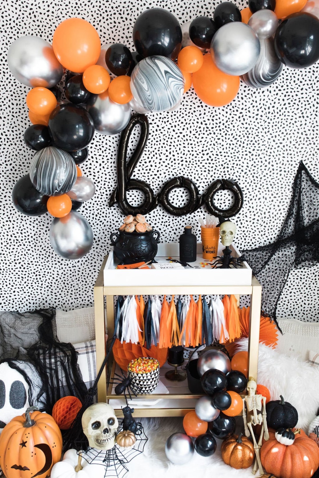 Boo Balloon, Halloween Balloon, Halloween Banner, Halloween Party Decor ...