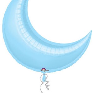 Crescent Moon Balloon Space Party Moon Party Decor Two the - Etsy