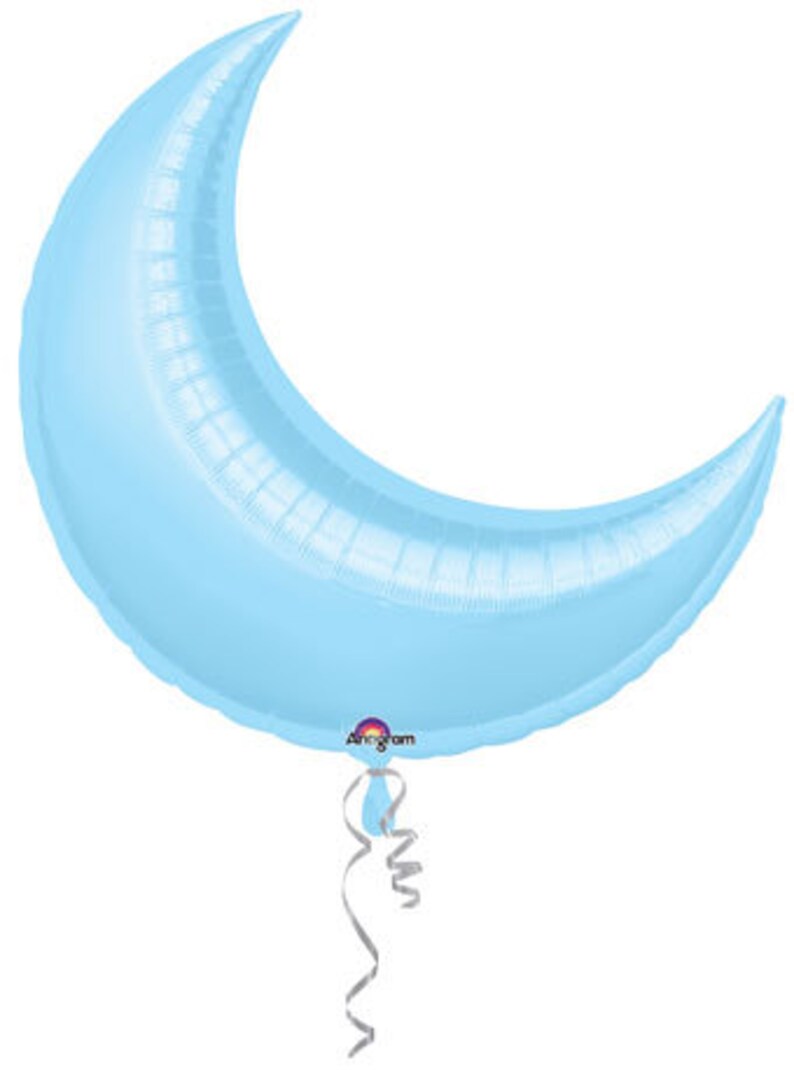 Crescent Moon Balloon Space Party Moon Party Decor Two | Etsy