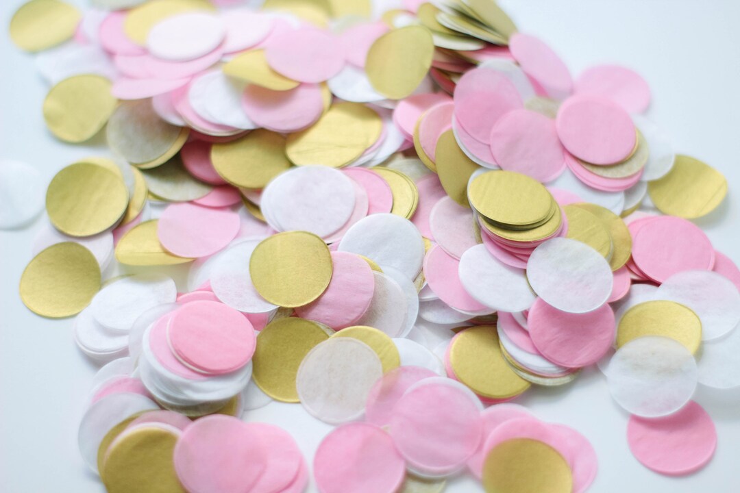 Pink Tissue Confetti Princess Party Confetti Girl Baby Shower Party ...