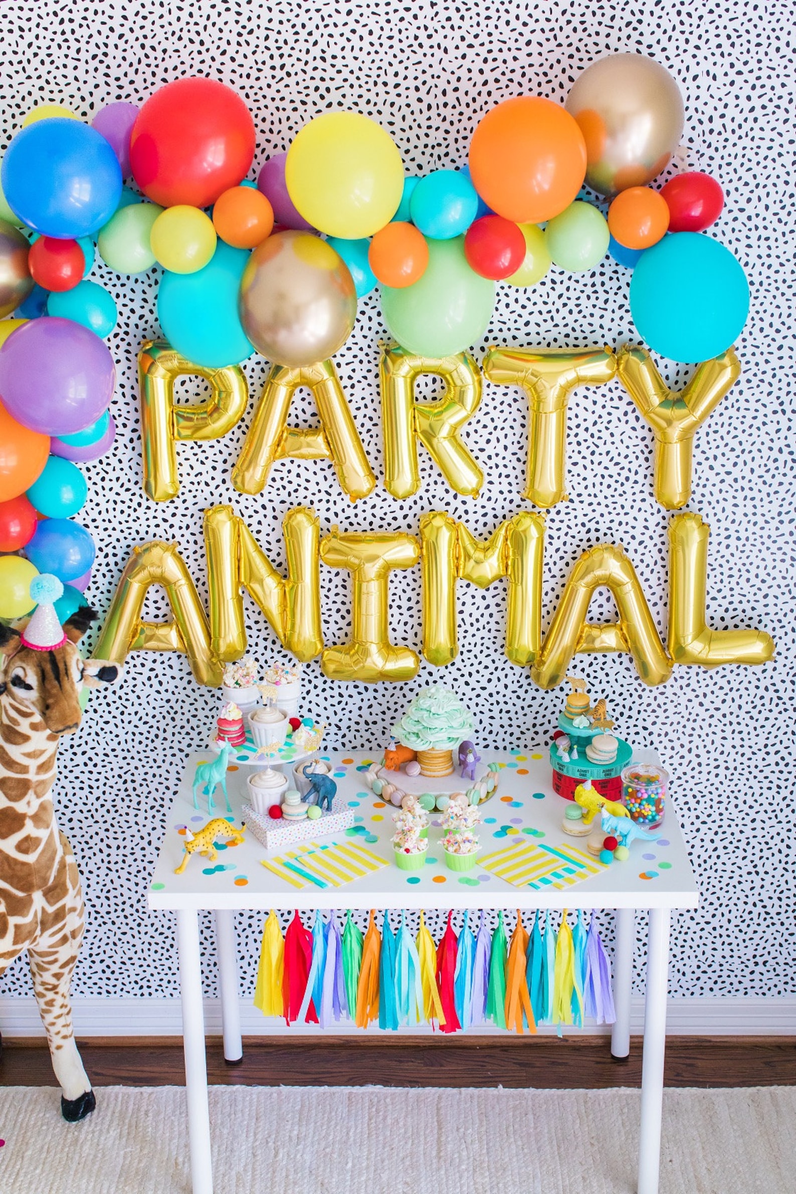 Party Animal Balloon Garland Party Animal Party Decor - Etsy