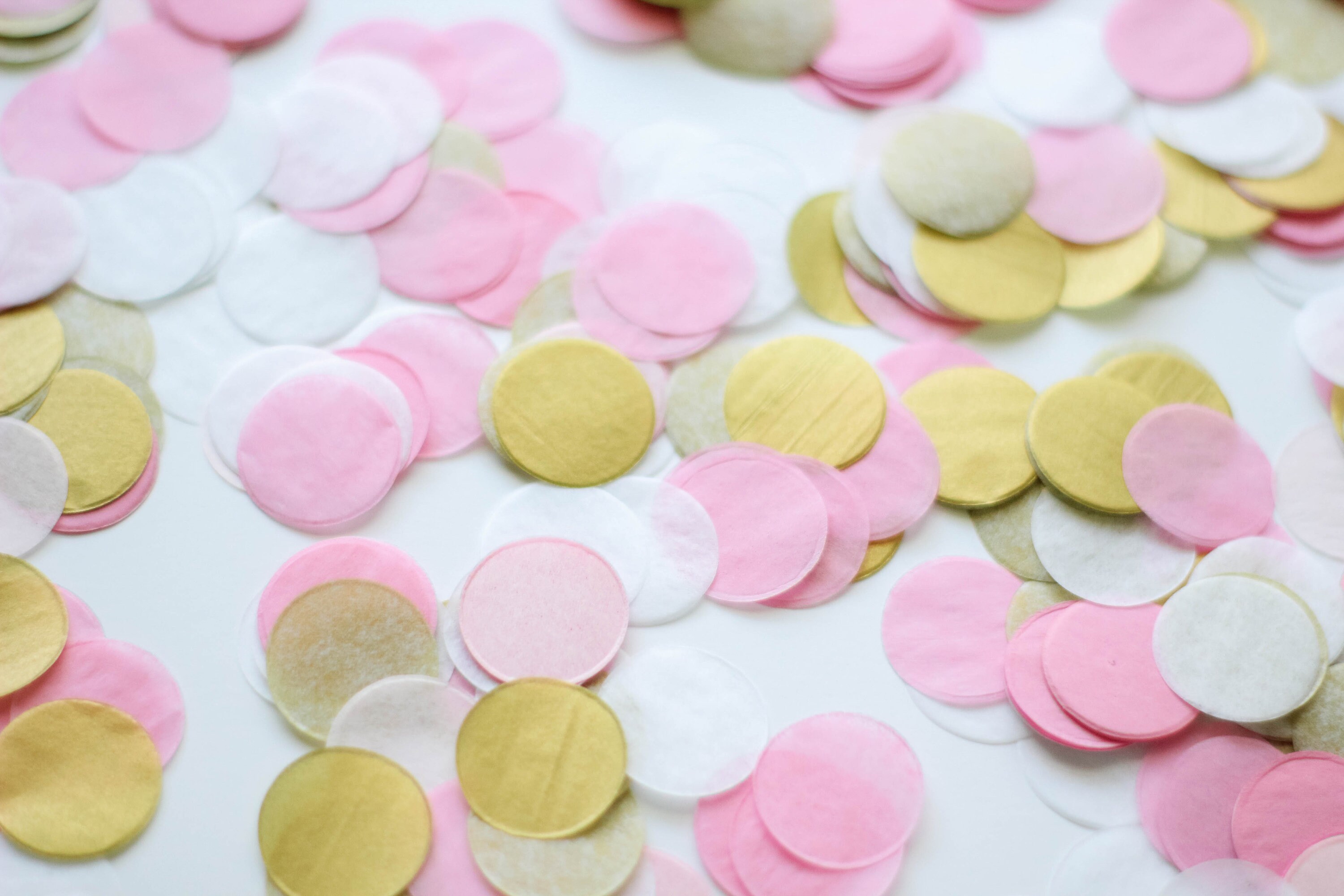 Pink Tissue Confetti Princess Party Confetti Girl Baby - Etsy
