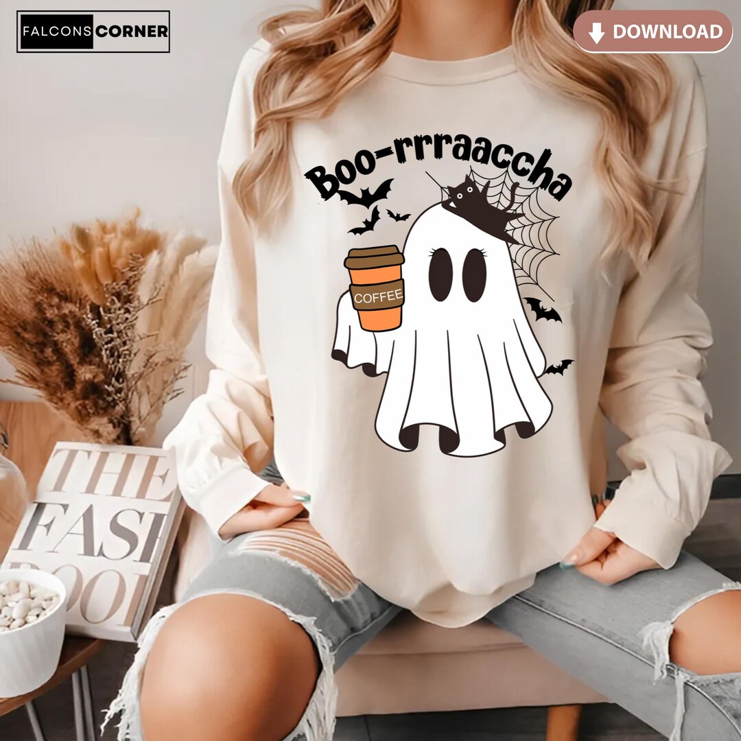 Boo Rracha PNG, Drunk Ghost Design, Funny Mexican Halloween, Comadre ...