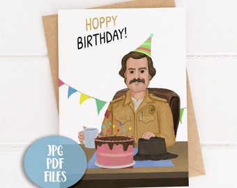 Hopper Birthday Card - Etsy