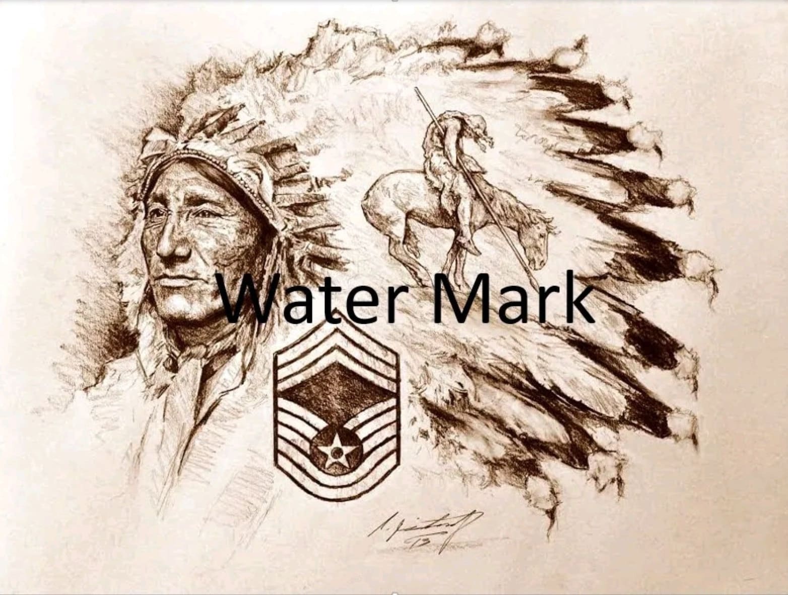 Chief Master Sergeant Cmsgt Air Force Litho Lithograph Drawing - Etsy