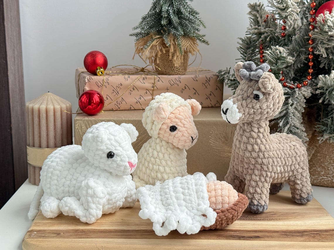 Crochet Christmas Nativity Figures Pattern (PDF) - Etsy