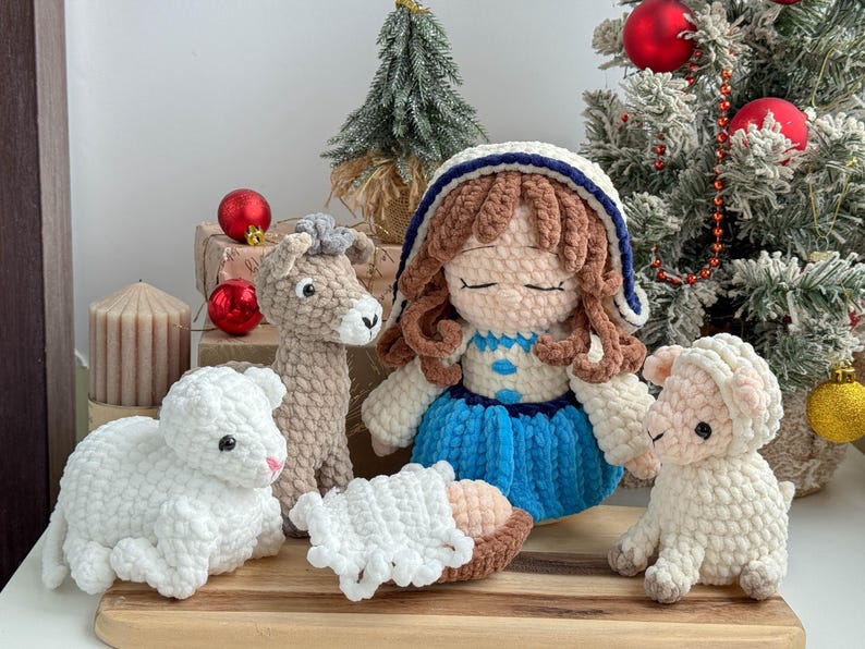 Crochet Christmas Nativity Figures Pattern (PDF) - Etsy
