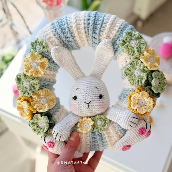 Easter Wreath Pattern - Etsy UK