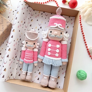 Crochet Christmas Nutcracker Pattern: Small and Large Toy (PDF) - Etsy