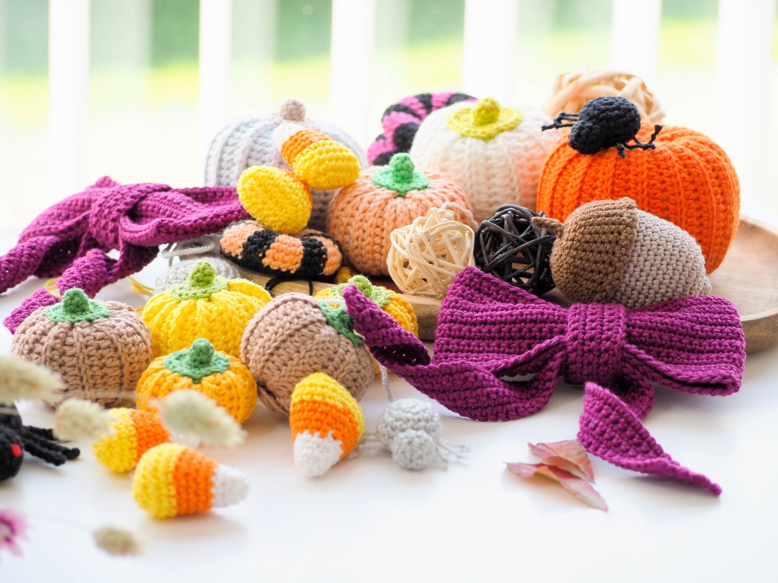 Crochet Halloween Wreath With Toys Pattern PDF English - Etsy