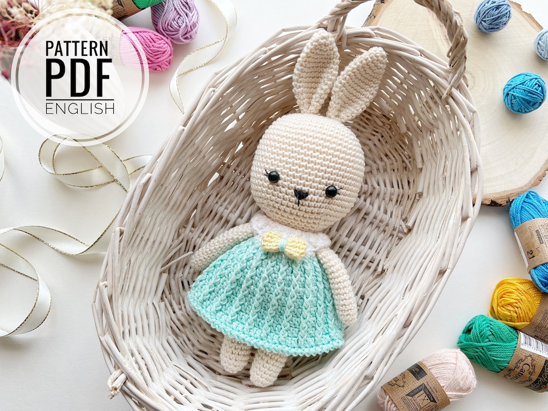 Crochet Bunny, Pattern, PDF, English, Amigurumi - Etsy