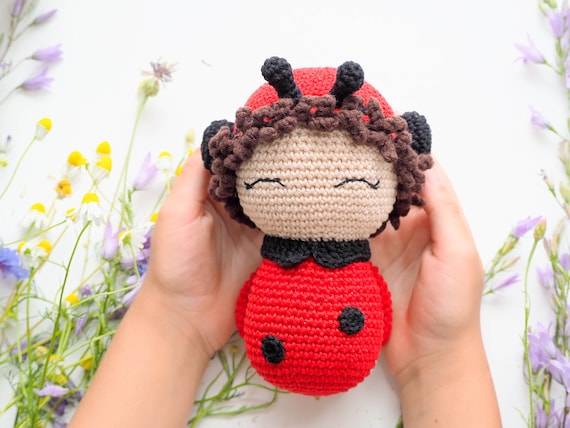 Crochet Lady Bug Pattern PDF English Amigurumi Lady Bug - Etsy