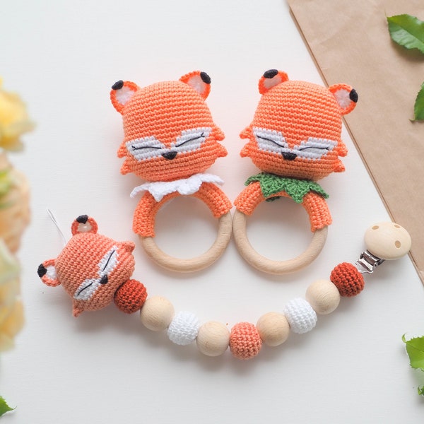 Crochet Fox Rattle Pattern - Etsy
