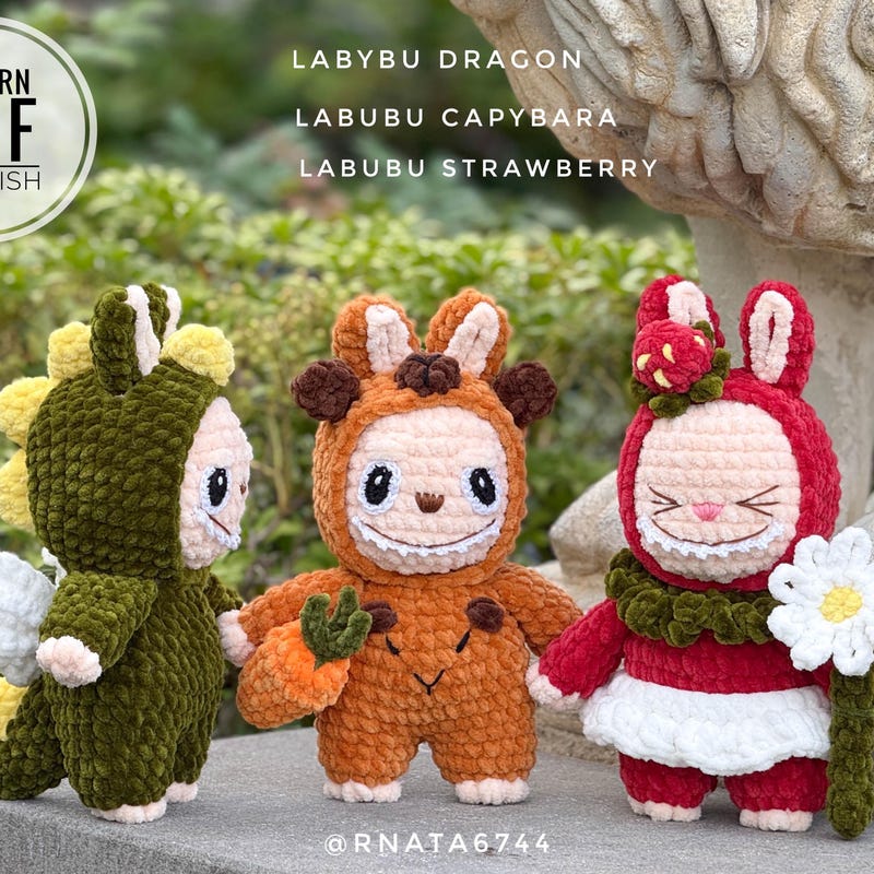 Labubu Strawberry - Etsy