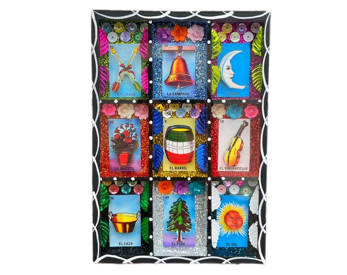 Loteria Nicho Mexican Shadow Box Loteria Art Mexican Folk - Etsy