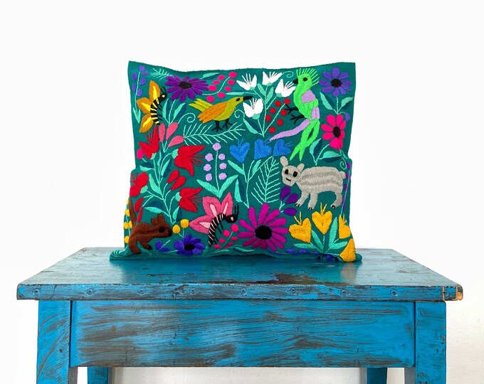 Mexican Pillow, Mexican Embroidered Pillow, Pillow Case, Pillow Cover ...