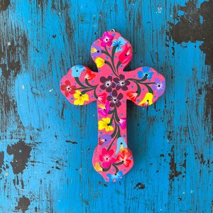 Mexican Wood Cross, Mexican Religious Art, Mexican Wall Decor - Etsy