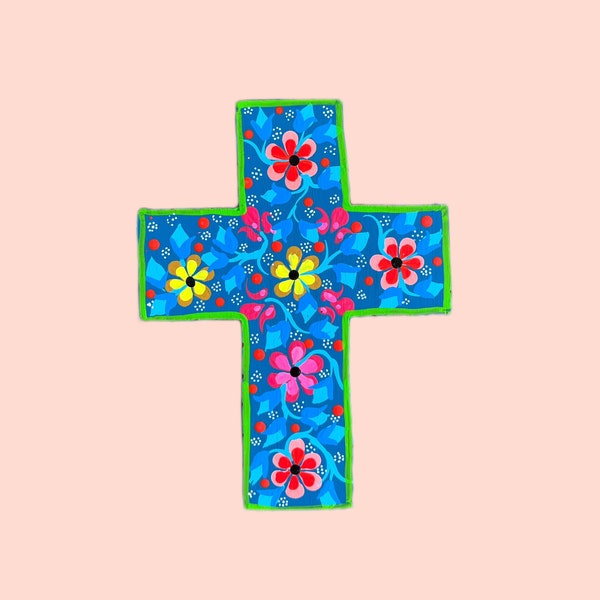 Painted Cross - Etsy